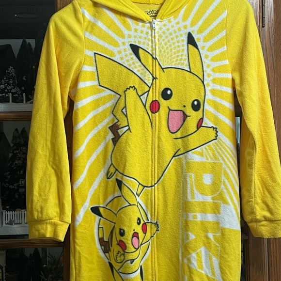 Pokemon | Pajamas | Pokemon Pikachu Onepiece Pajama Size Youth Large ...